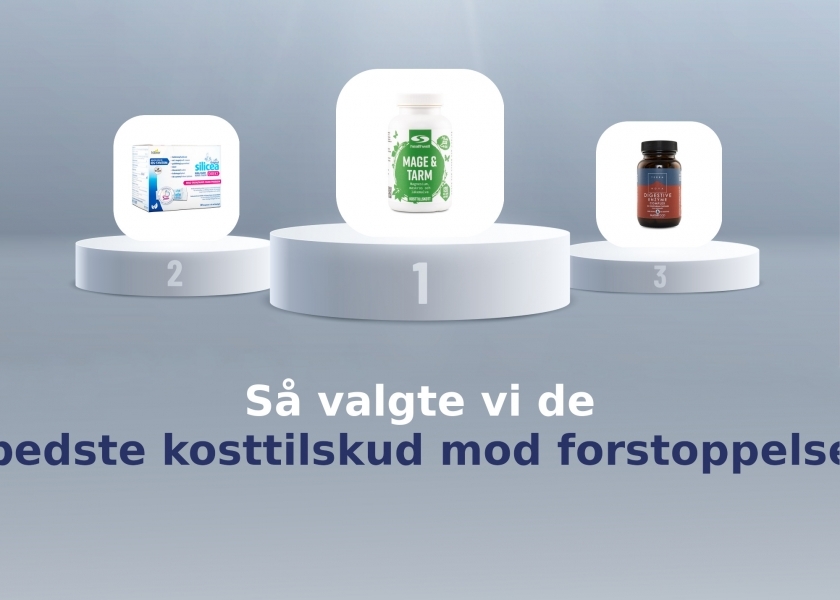 Bedste Kosttilskud mod forstoppelse 2024 - Bedst i test